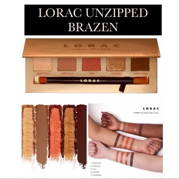 Lorac Logo LORAC | Makeup | Lorac Unziped Brazen Eyeshadow Palette New